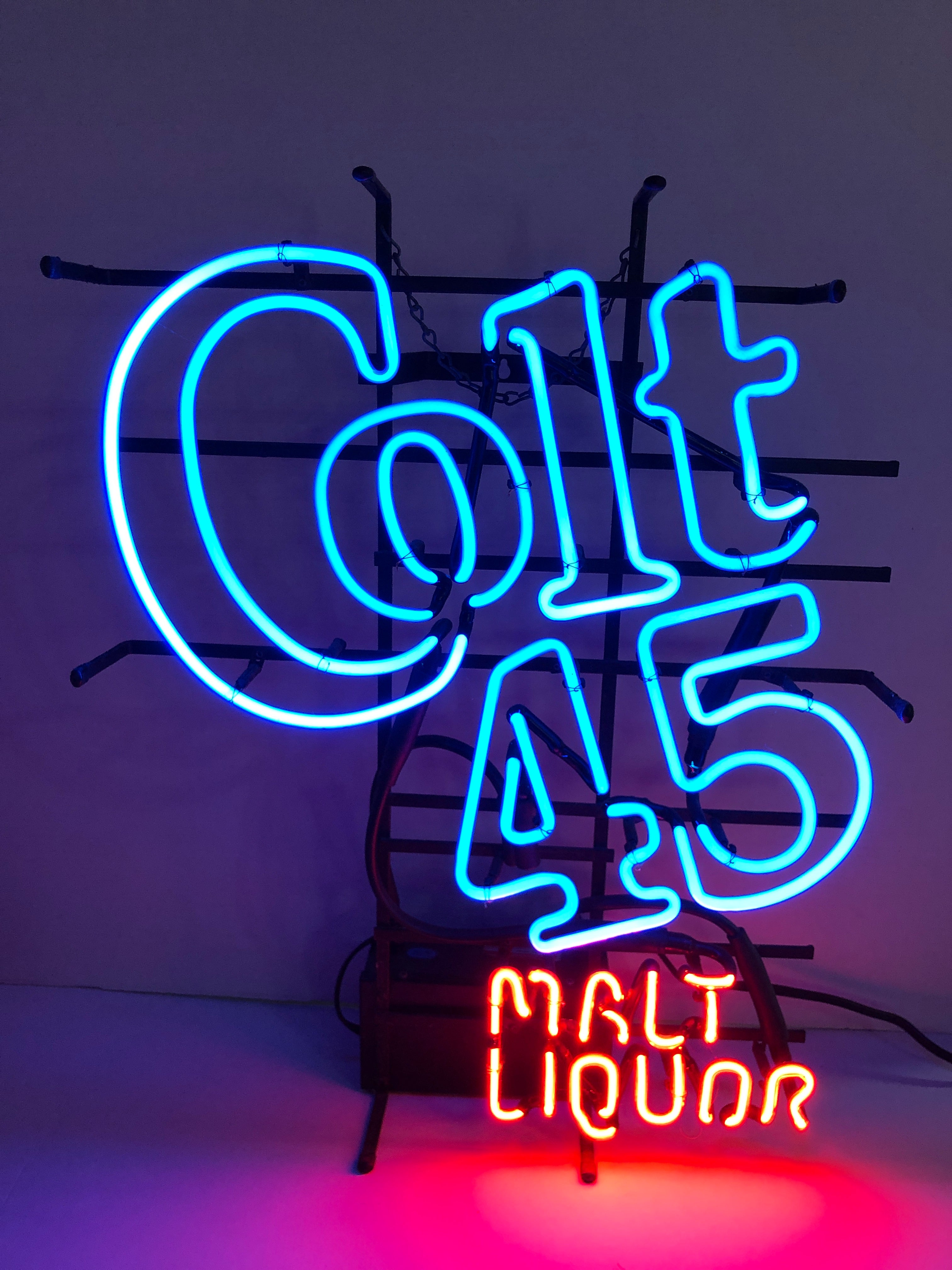 Colt 45 Malt Liquor Neon Sign – AnTiki G's