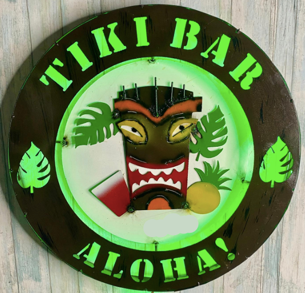 Tiki Bar Aloha Light Up SIgn – AnTiki G's