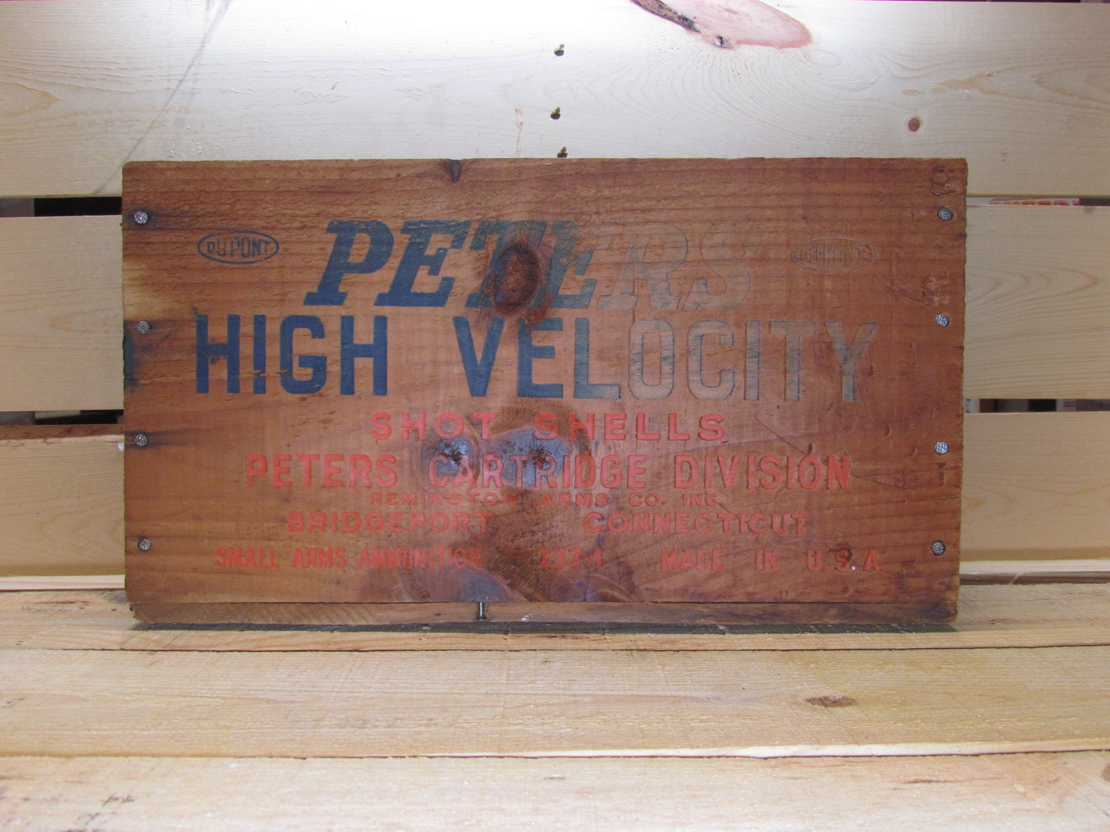 Peters 12 Ga. Shot Shell wooden box – AnTiki G's
